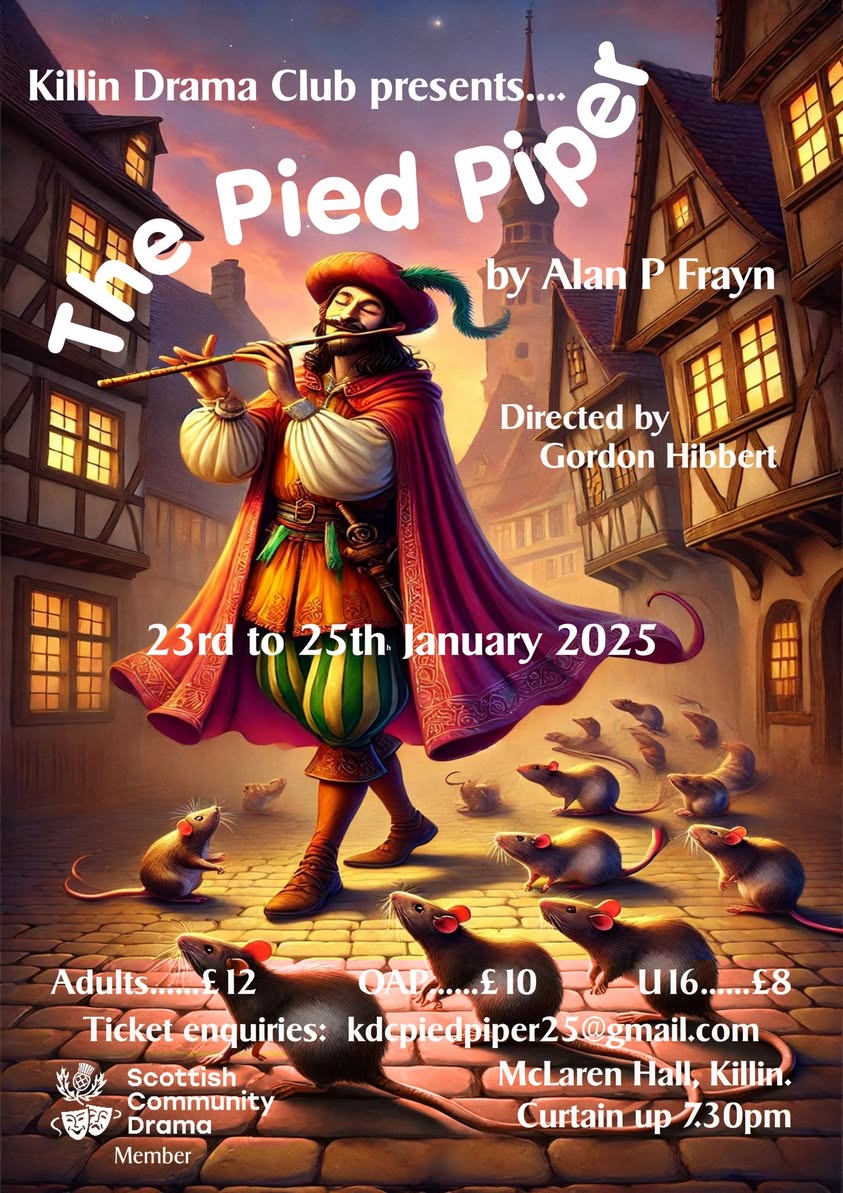 Sponsoring the Production of Killin Drama Club The Pied Piper Panto ...