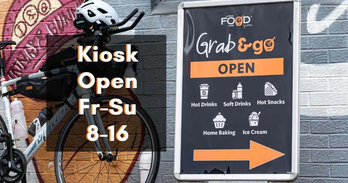 The Real Food Cafe Grab & Go Takeaway Kiosk Is Open